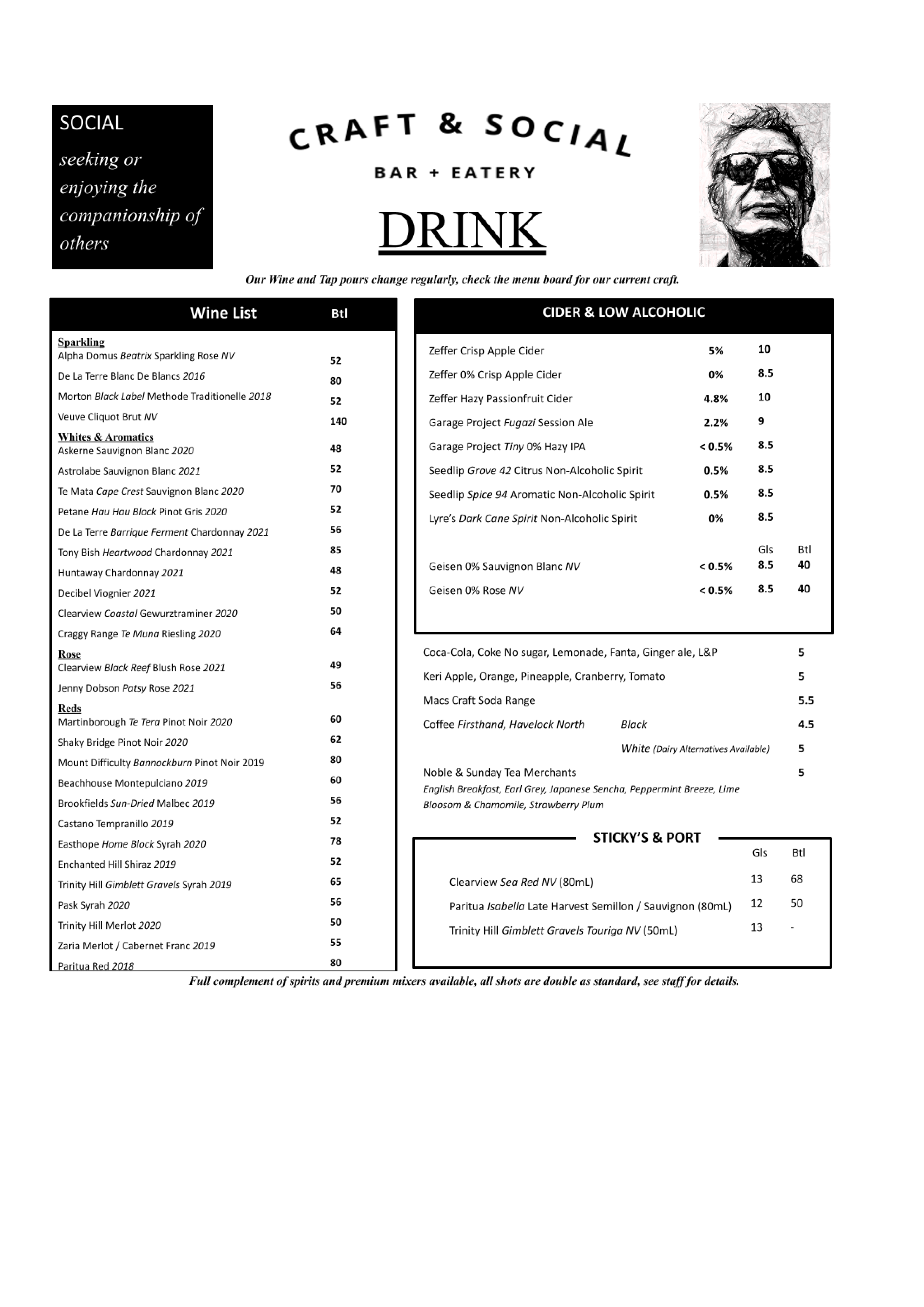 Craft & Social, Bar + Eatery, Hastings Bar, Restaurant Hastings – Craft ...