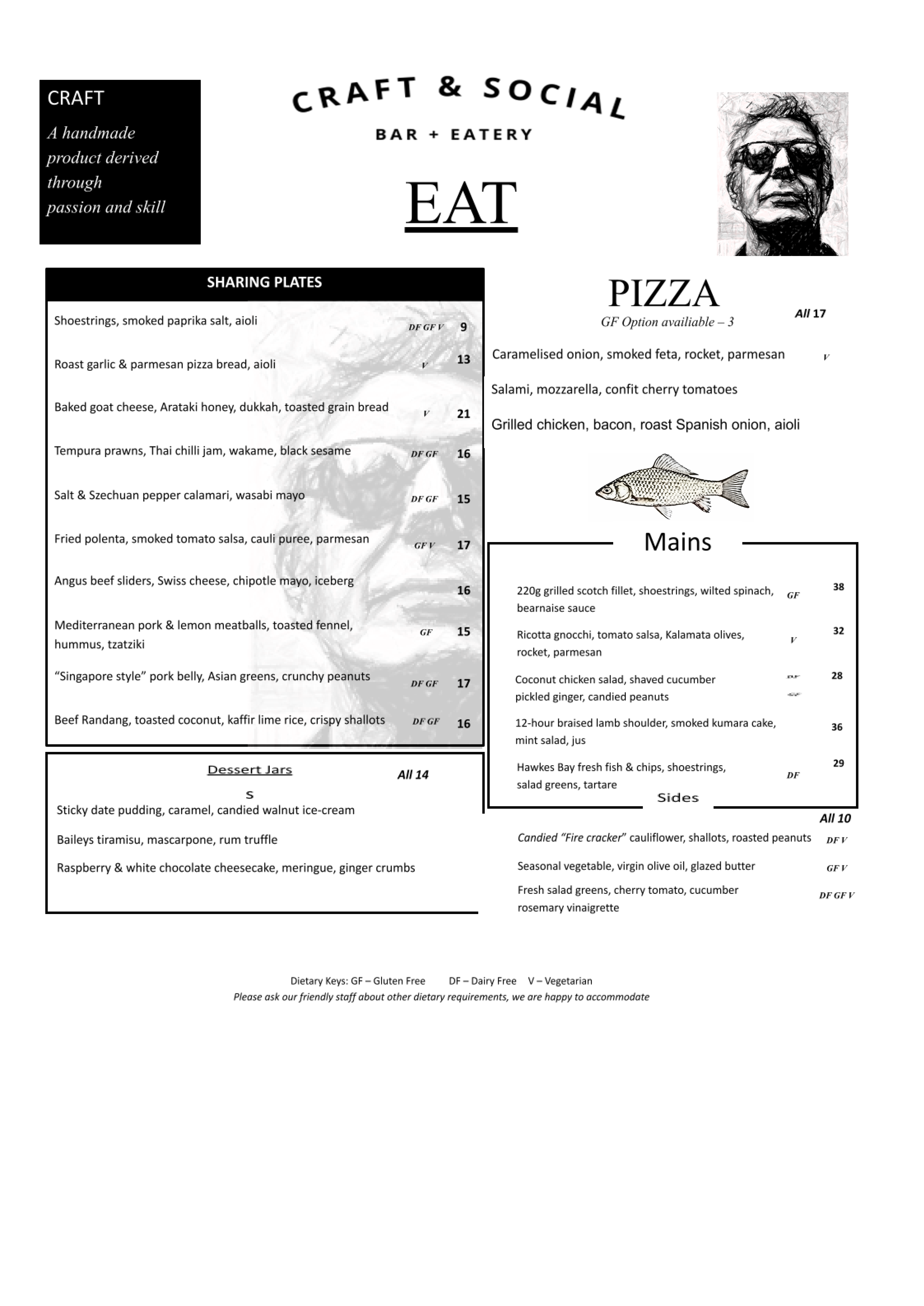 Craft & Social, Bar + Eatery, Hastings Bar, Restaurant Hastings – Craft ...